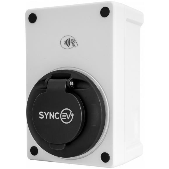 - SyncEV BG EVCP-PKW-S-13 Compact socket charger 7.4kW - White