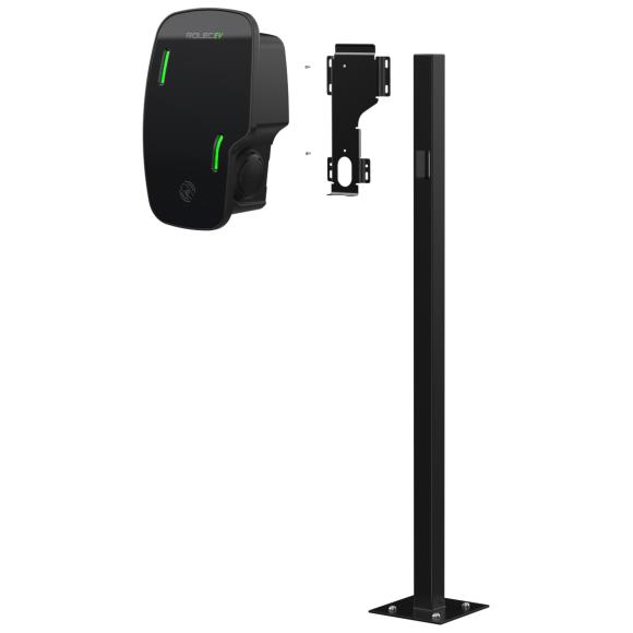 Rolec EVFP0030 Zura/WallPod/QUBEV Smart Mounting Post | Fits up to 2 ...