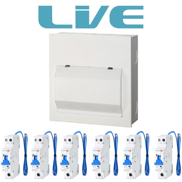 Live Electrical Full Range - Shop By Brand - Consumer Units