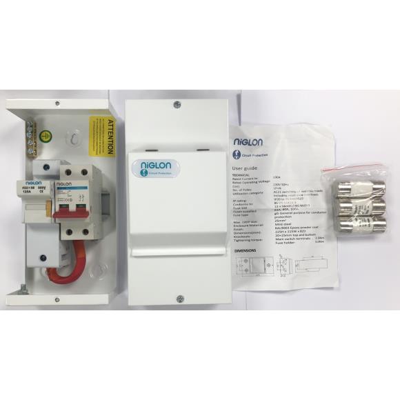 Niglon NFS100 Submain Metal Clad Switchfuse 100A Main Switch with 63/80 ...