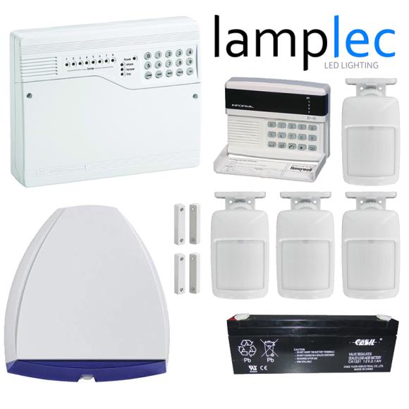 OPTIMA7 - Honeywell Optima Complete Burglar Alarm Kit with 1X 8EP396A ...