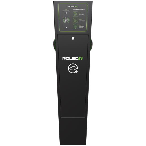 Rolec ROLEC0023B AutoCharge Smart EV Charging Pedestal - 2x up to 22kW ...