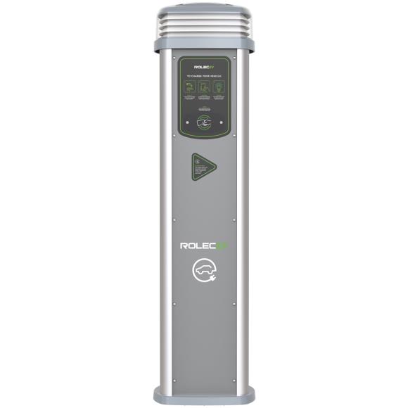 Rolec ROLEC0425G Quantum Smart EV Charging Pedestal - 2x up to 22kW 3PH ...