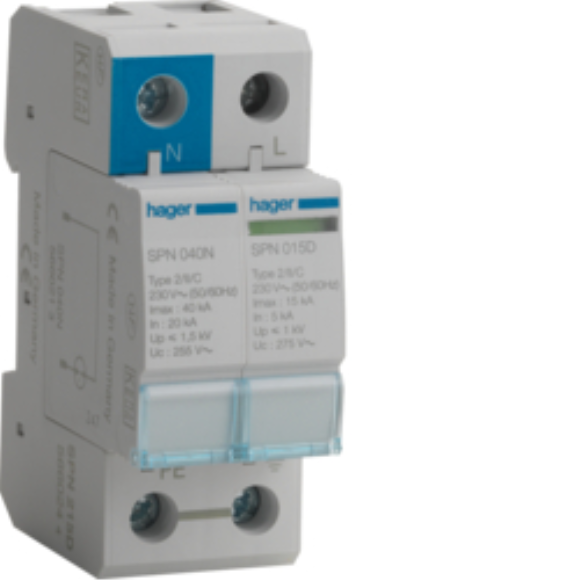 - Hager VA02SPD Surge Protection Kit 18th Edition (SPN215D Inclusive)