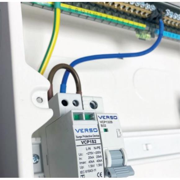 Verso VCP16MX 14 Usable Way with 12 RCBOs, SPD & Main Switch Consumer Unit